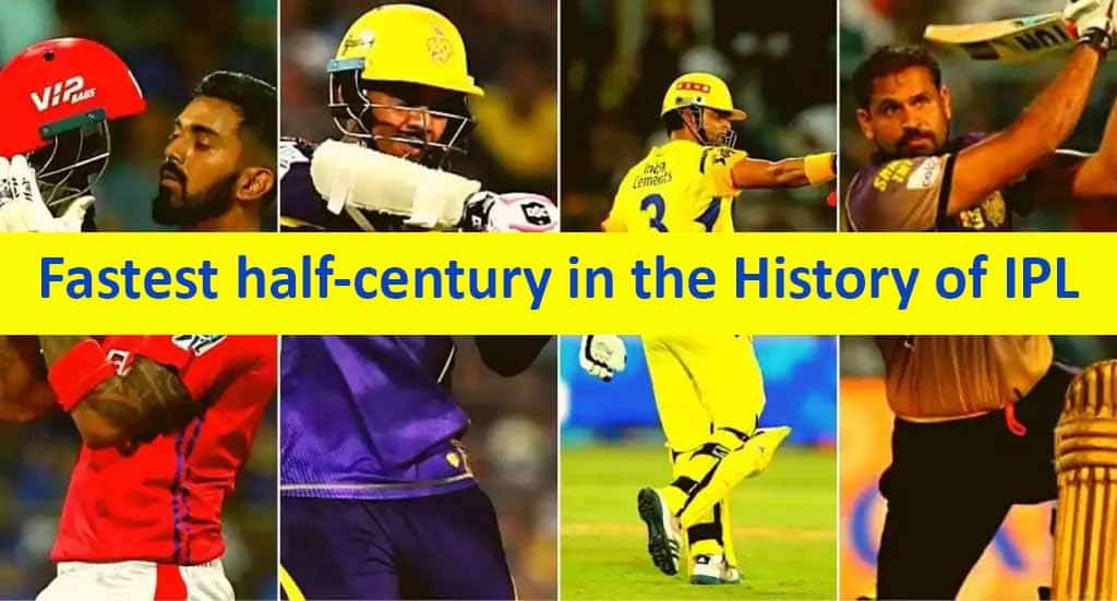 Top 10 Fastest half-century in IPL History | Pat Cummins Scored in 15 ...